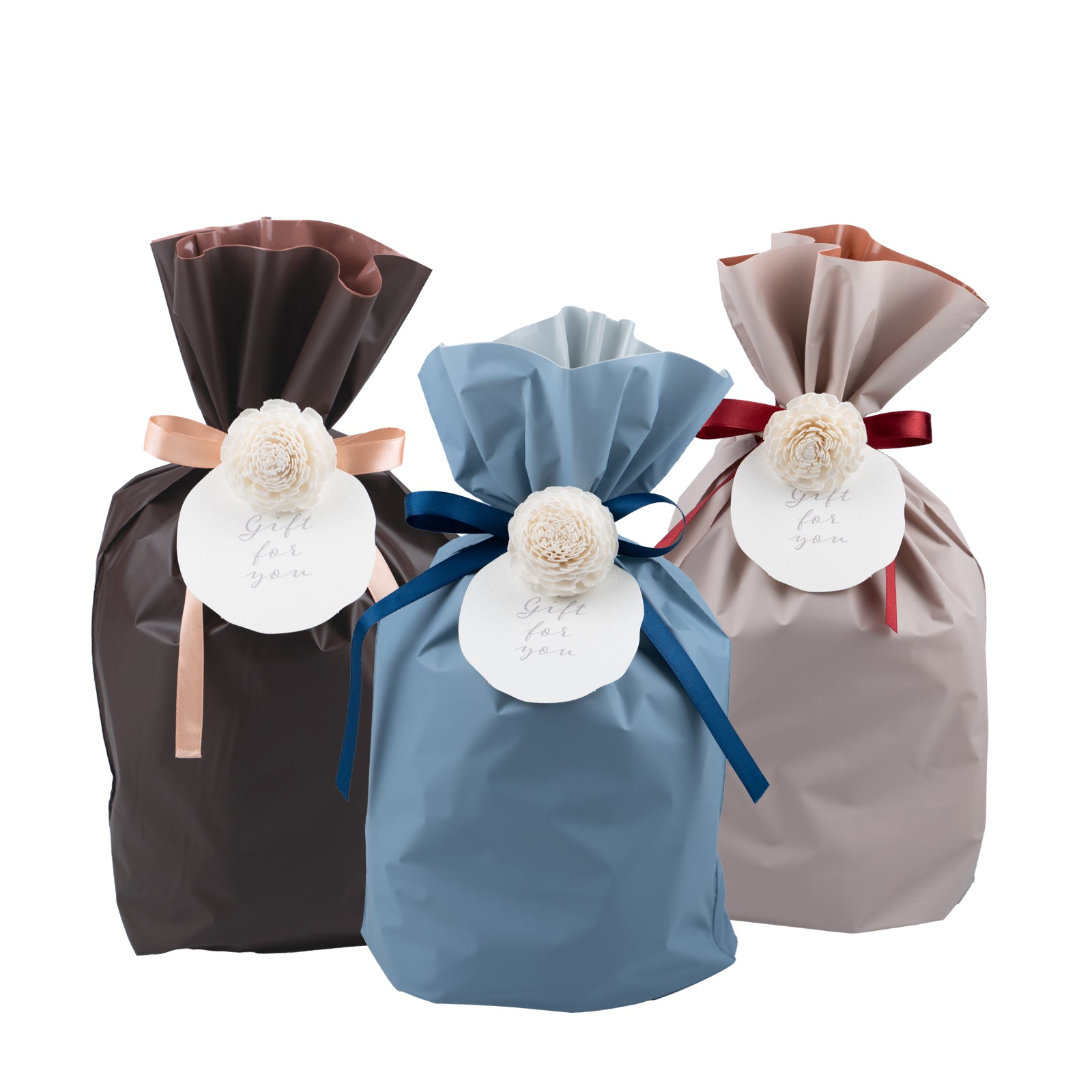 Gift Wrapping Set, Plain, Adult Colors, 3 Sheets [36 x 24 cm] – Sofla